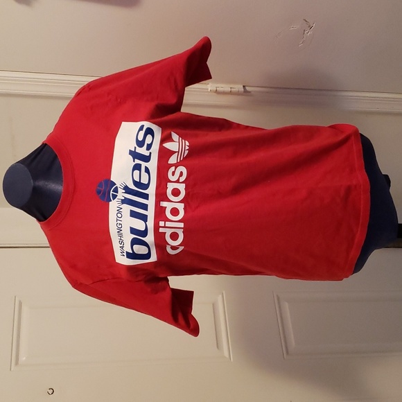adidas | Tops | Vintage Authentic Adidas Washington Bullets Tee | Poshmark